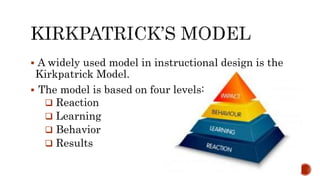 Four Levels of Kirkpatrick's Evaluation | PPT
