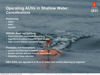 Kongsberg Maritime AUVs | PDF