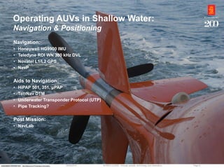 Kongsberg Maritime AUVs | PDF