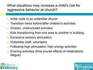 When kids become aggressive at church | PDF