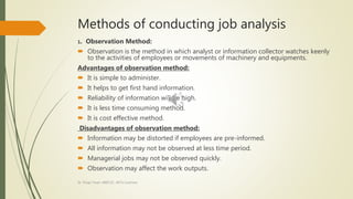 KMB202 (HRM) unit 5- Job analysis | PPT