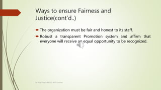 KMB 202 (HRM), Ethics at work unit 5 | PPTX