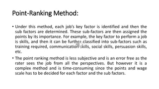 KMB202 (HRM) unit 4 job evaluation | PPT