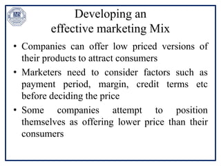 Introduction and Development of Marketing Mix | PPTX