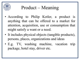 The Product Concept | PPTX