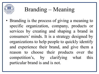 BRANDING | PPT