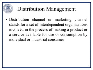 Distribution Management | PPTX