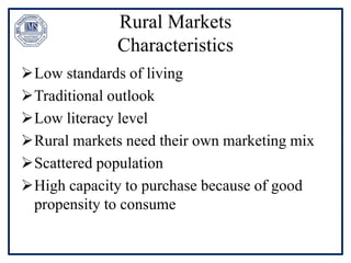 Rural Marketing in India | PPTX