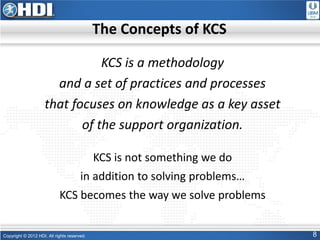 Knowledge Management Best Practices within Service Management | PPT