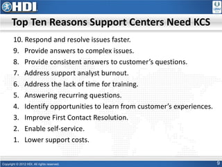 Knowledge Management Best Practices within Service Management | PDF