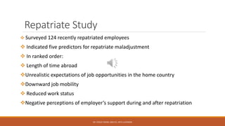 KMBHR05 (IHRM) Exap and repatriation part2 | PPT