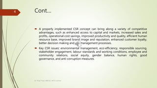 KMBHR05 (IHRM) CSR Unit- 5 | PPT