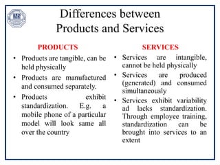 Introduction to Service Marketing | PPTX