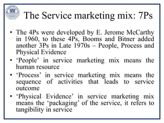 Introduction to Service Marketing | PPTX