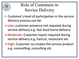 Service delivery and pricing | PPT
