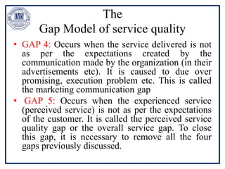 Service Quality and Service Performance evaluation | PPTX