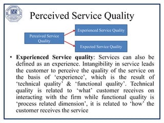 Service Quality and Service Performance evaluation | PPTX