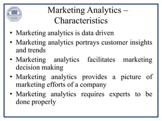 Introduction to Marketing Analytics | PPTX