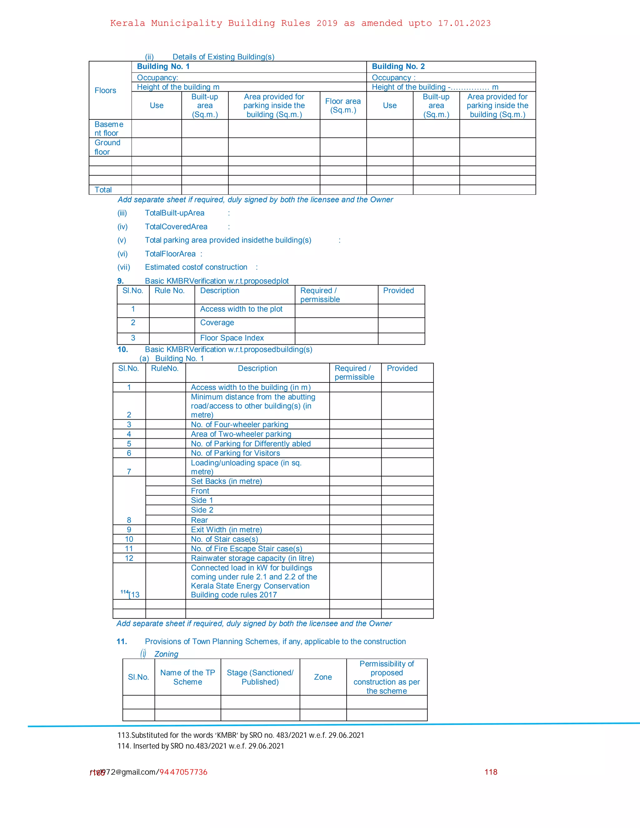 KMBR 2019 amended upto 17.01.23.pdf- Kerala municipal building rules ...