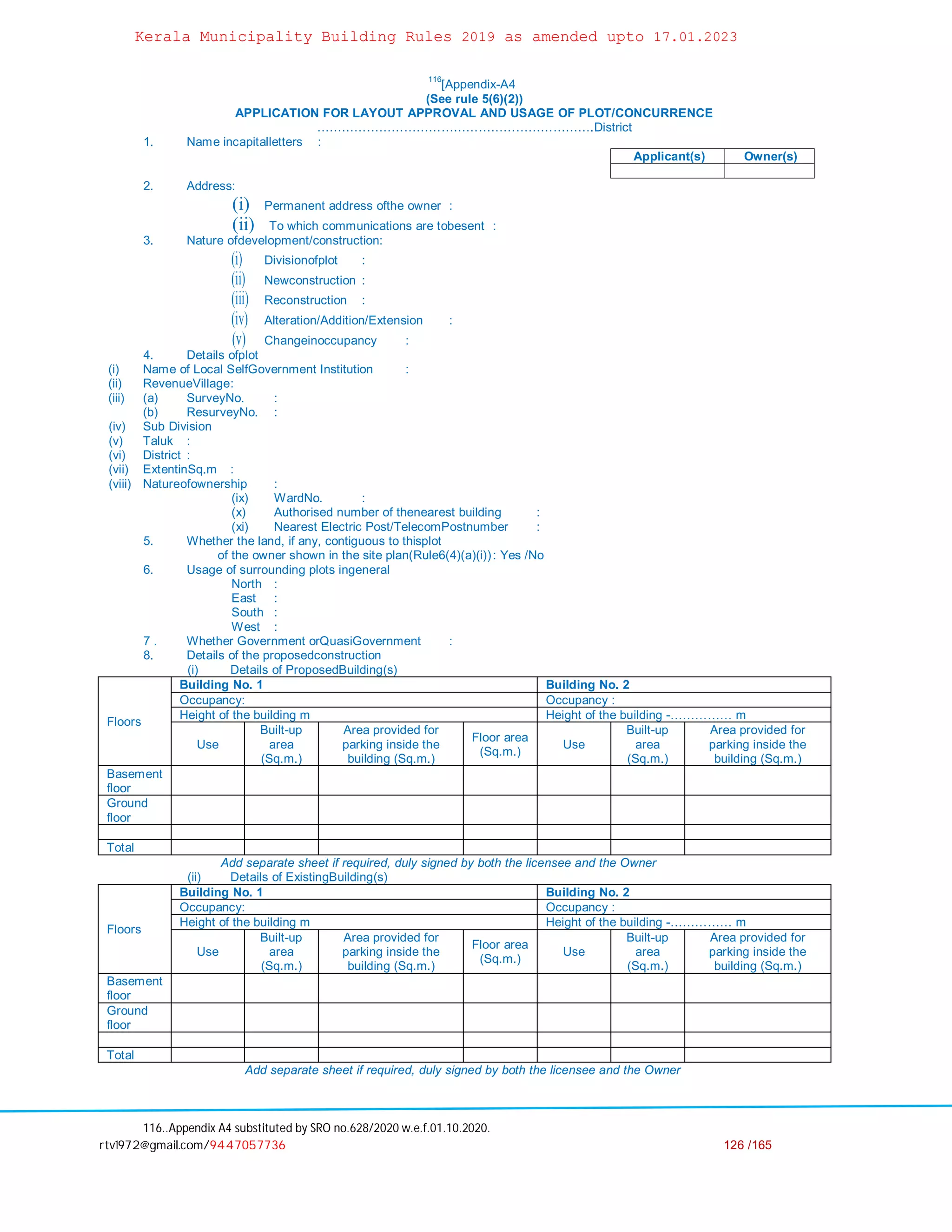 KMBR 2019 amended upto 17.01.23.pdf- Kerala municipal building rules ...