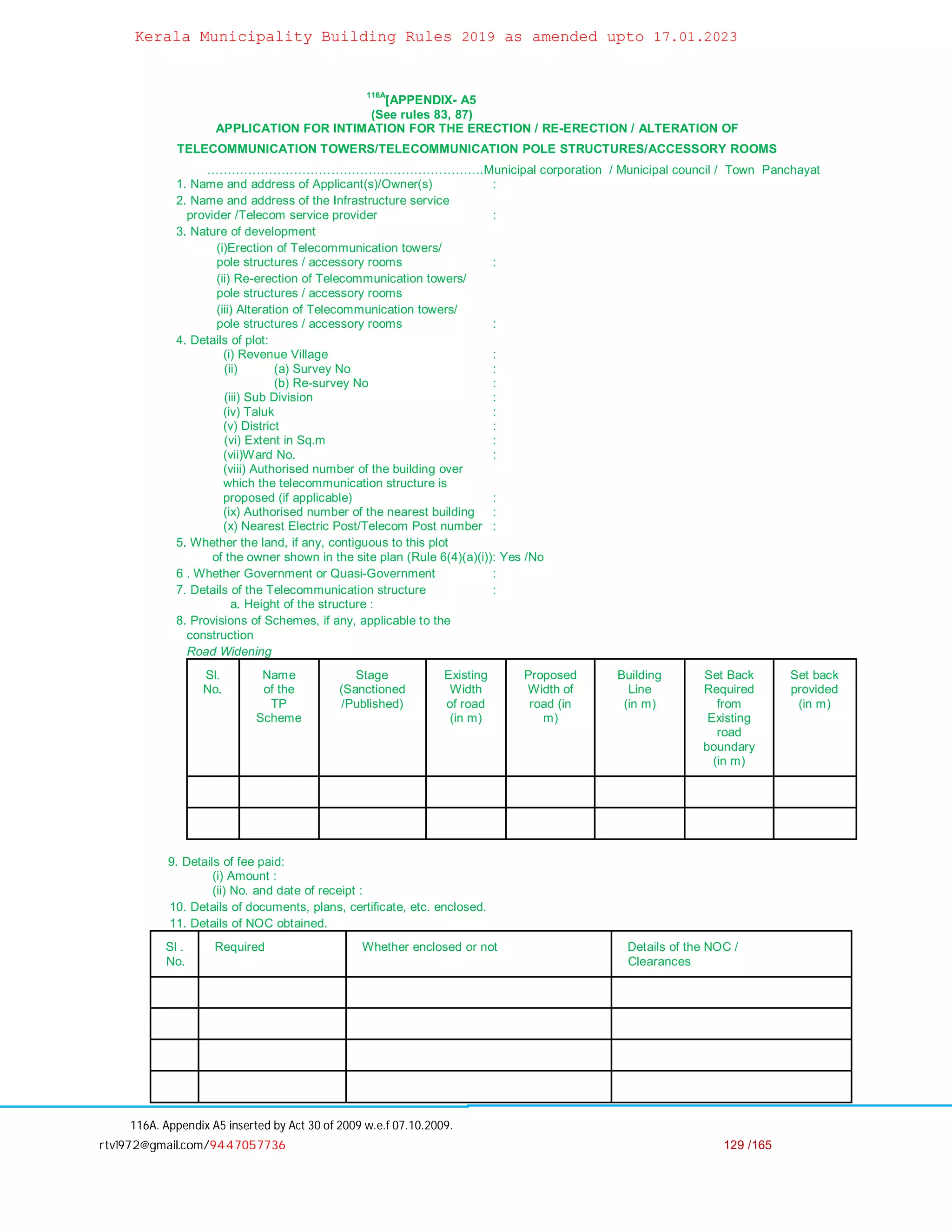 KMBR 2019 amended upto 17.01.23.pdf- Kerala municipal building rules ...