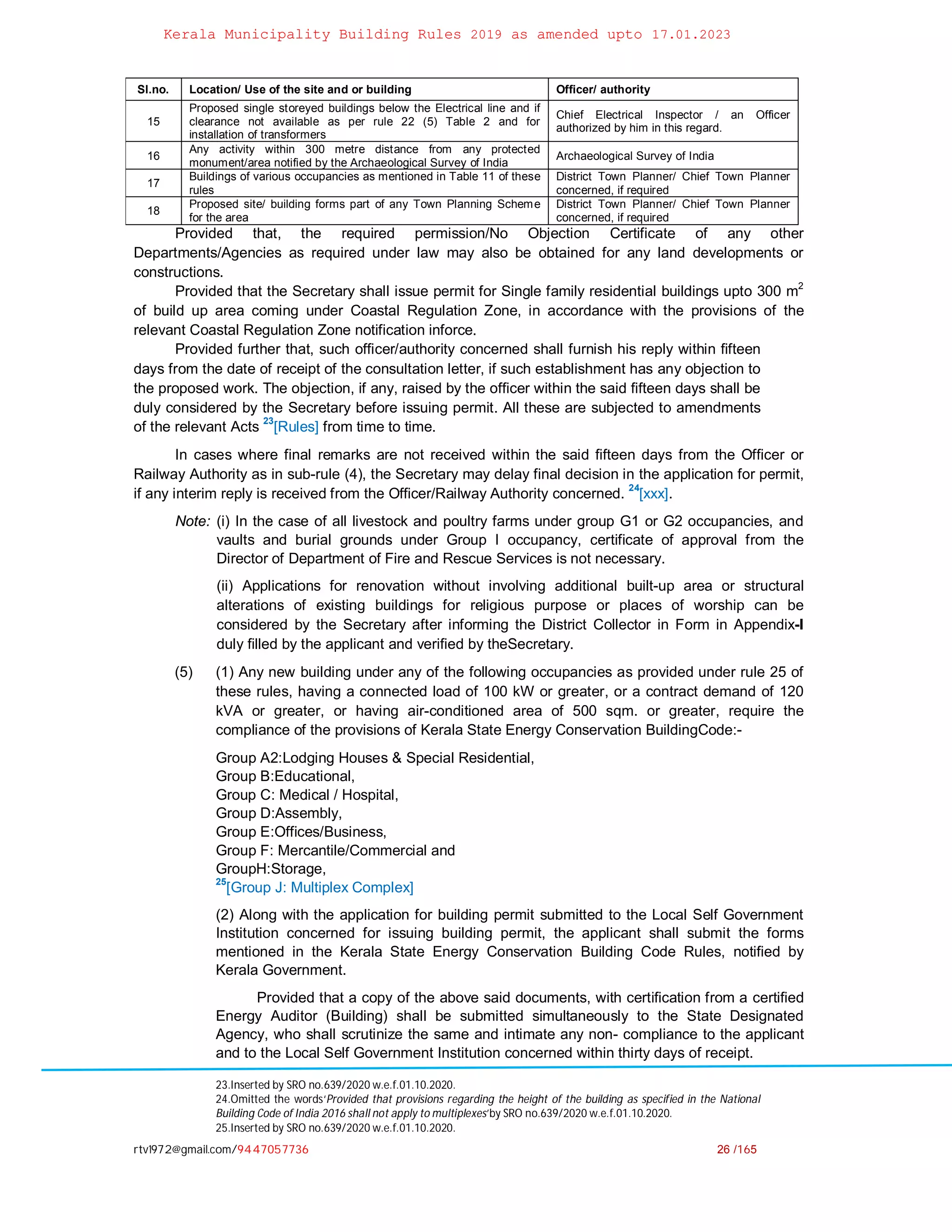 KMBR 2019 amended upto 17.01.23.pdf- Kerala municipal building rules ...
