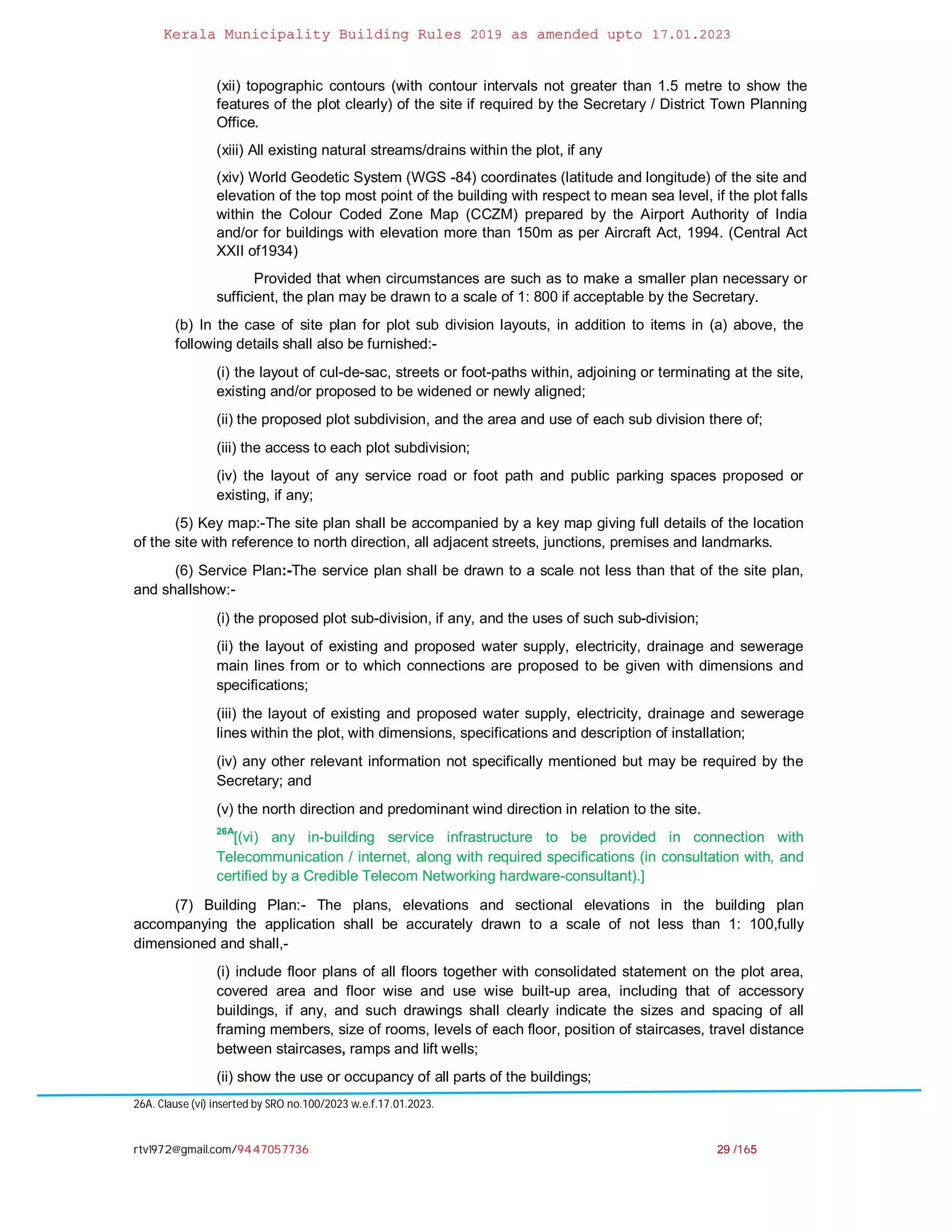 KMBR 2019 amended upto 17.01.23.pdf- Kerala municipal building rules ...