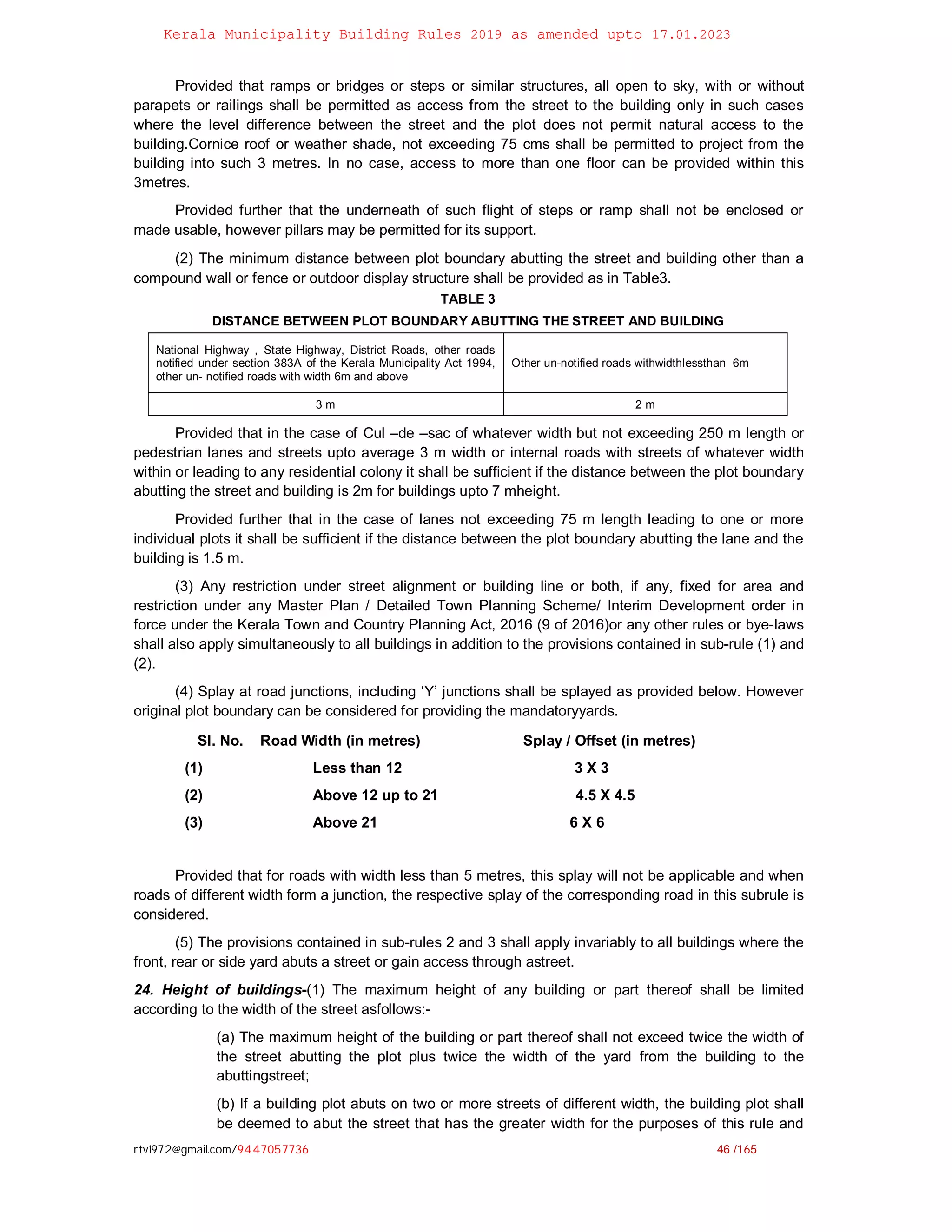 KMBR 2019 amended upto 17.01.23.pdf- Kerala municipal building rules ...