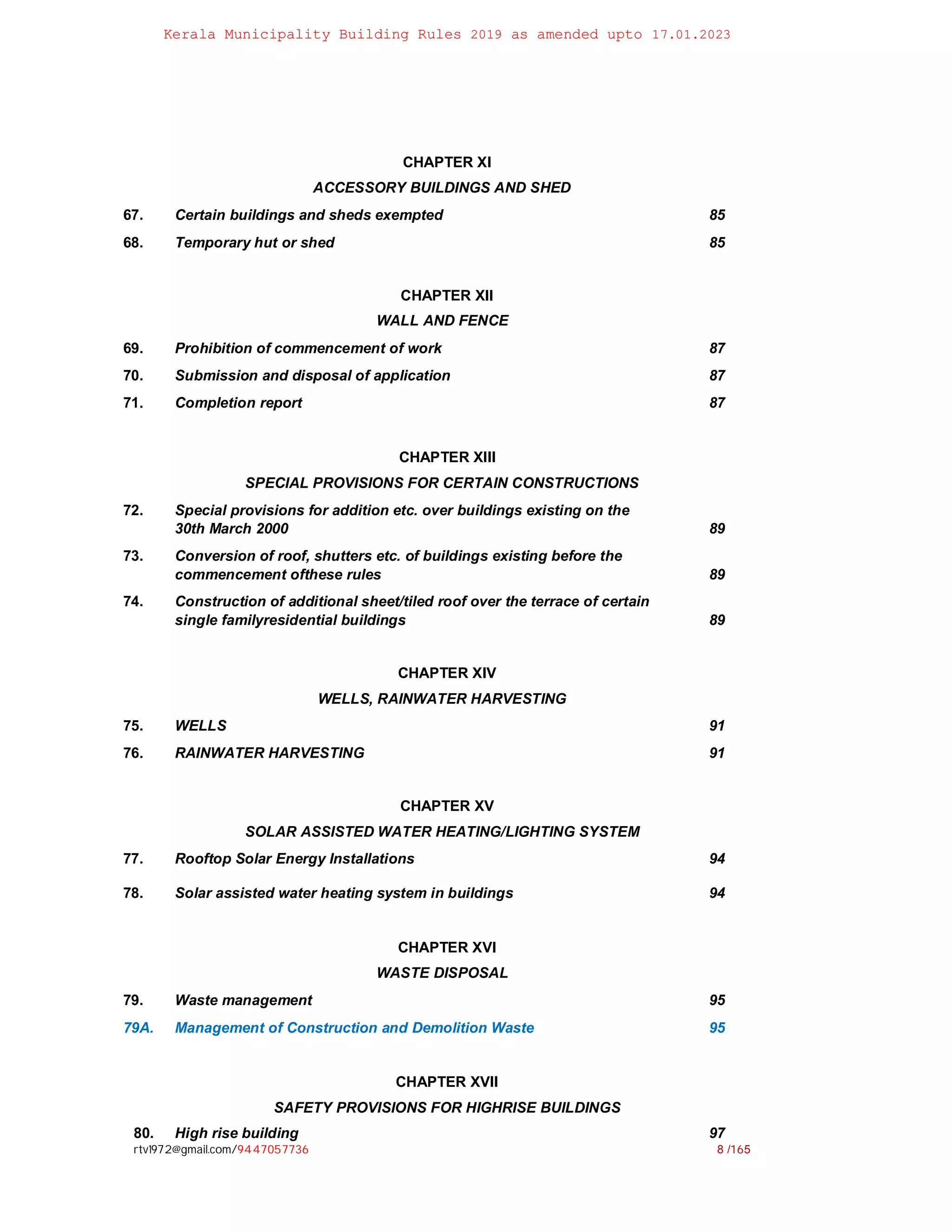 KMBR 2019 amended upto 17.01.23.pdf- Kerala municipal building rules ...