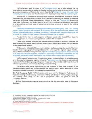 KMBR 2019 amended upto 17.01.23.pdf- Kerala municipal building rules ...