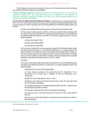 KMBR 2019 amended upto 17.01.23.pdf- Kerala municipal building rules ...