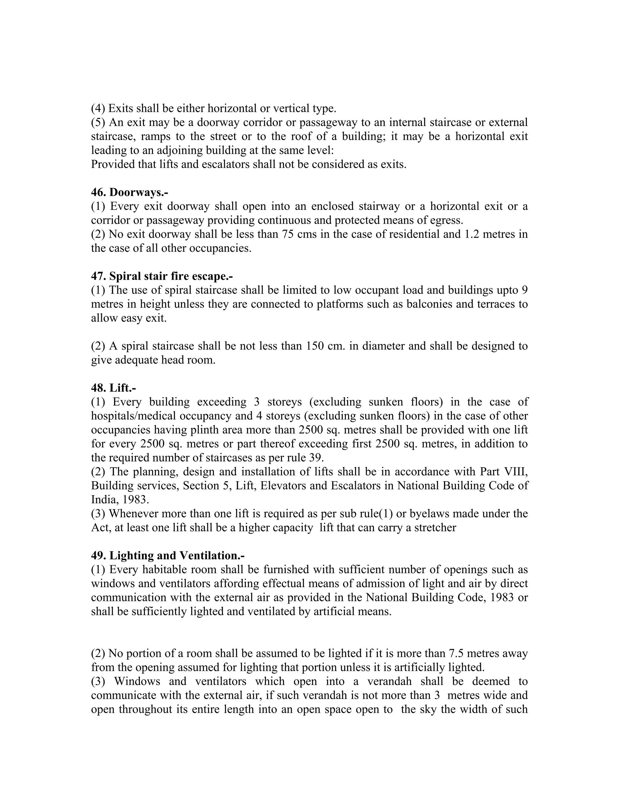 Kmbr rule Kerala Municipality Building Rules KMBR | PDF