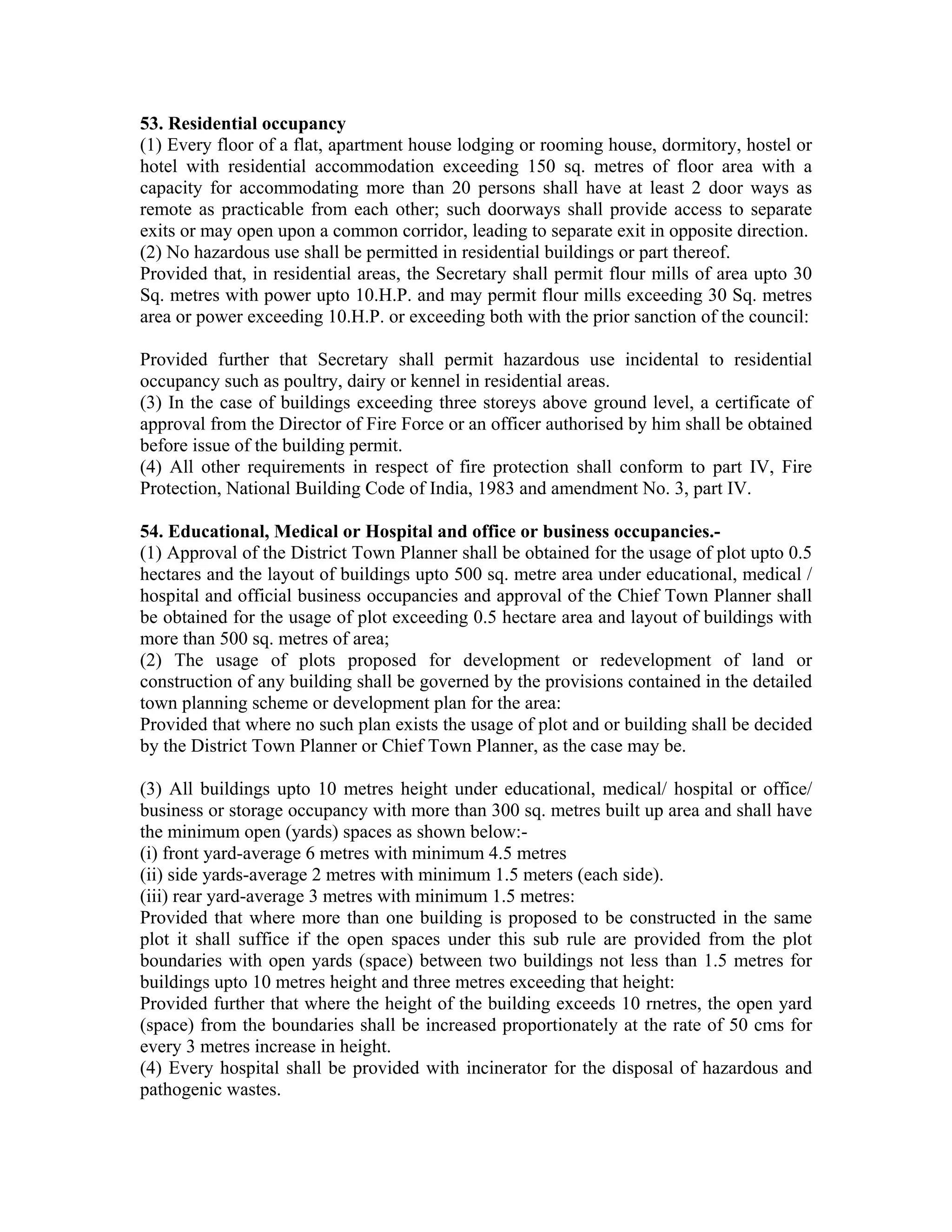 Kmbr rule Kerala Municipality Building Rules KMBR | PDF