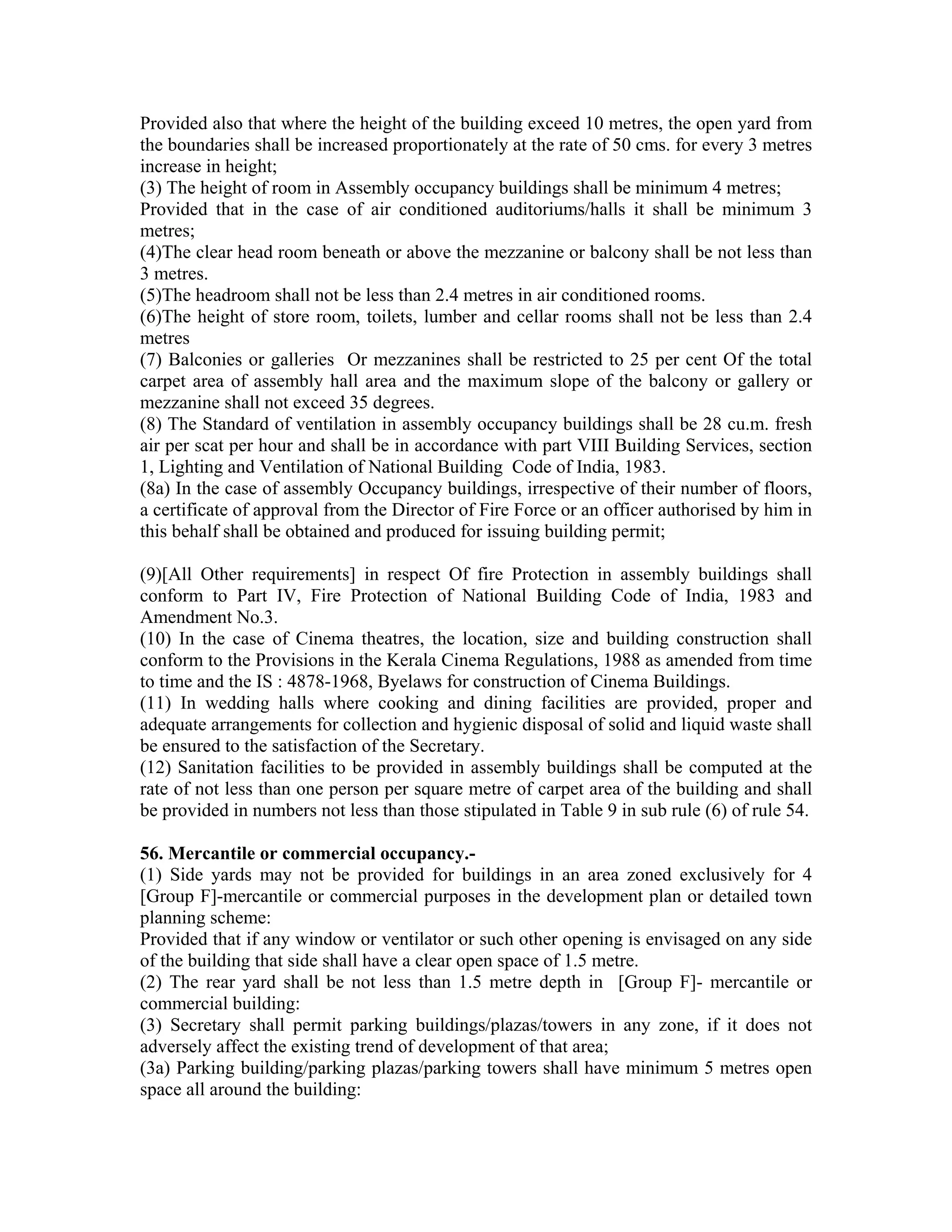 Kmbr rule Kerala Municipality Building Rules KMBR | PDF