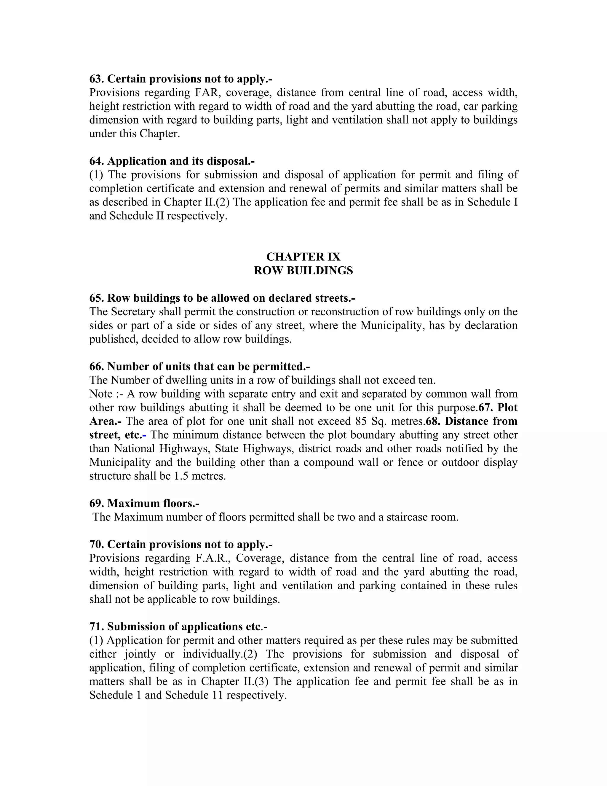 Kmbr rule Kerala Municipality Building Rules KMBR | PDF