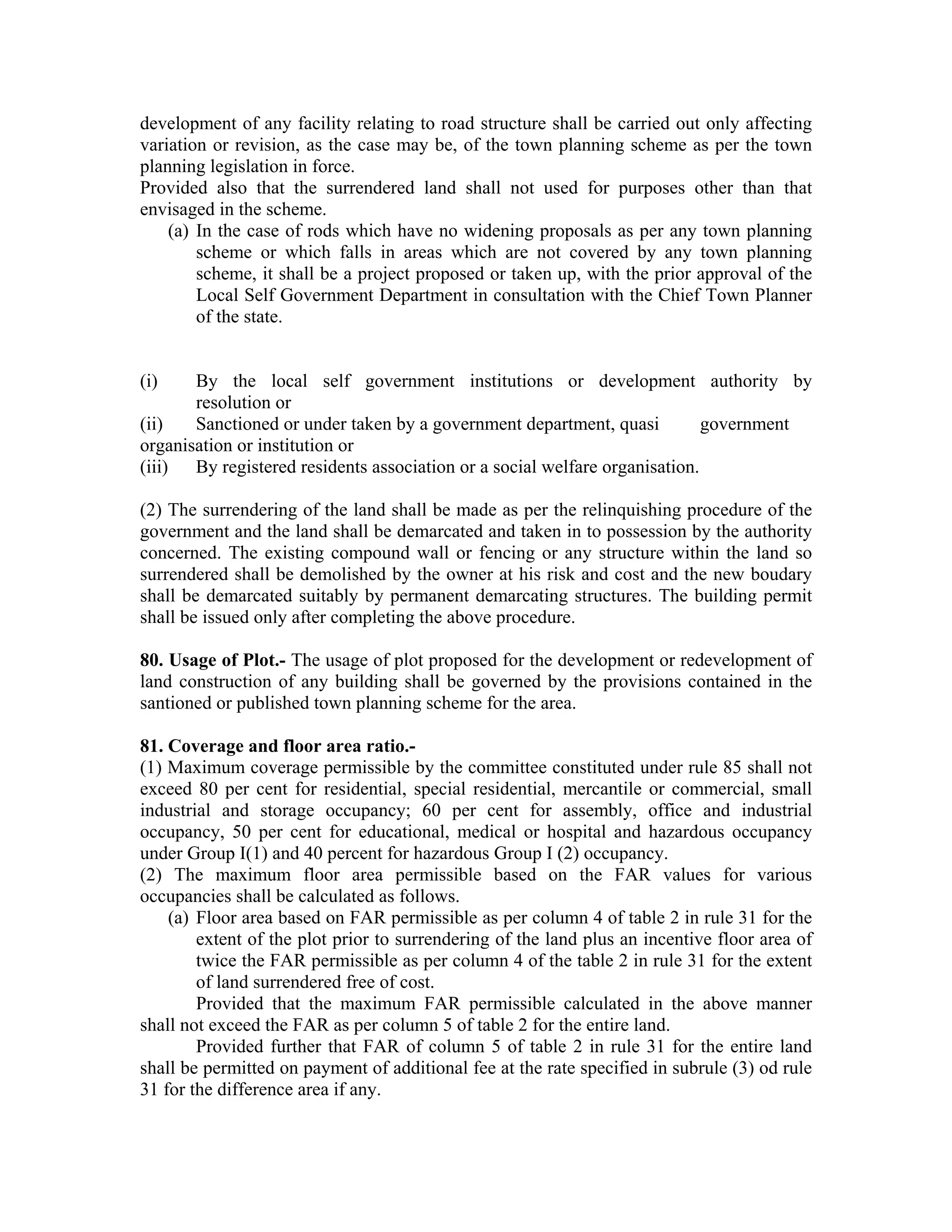Kmbr rule Kerala Municipality Building Rules KMBR | PDF