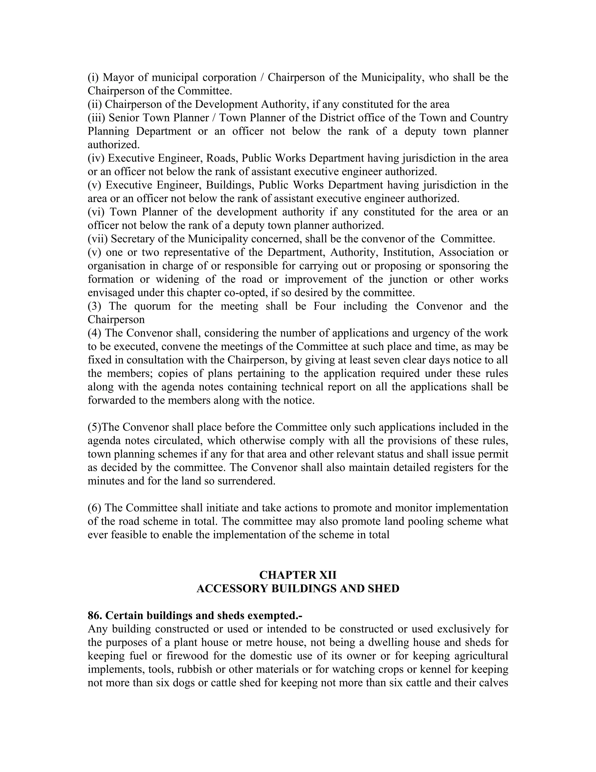 Kmbr rule Kerala Municipality Building Rules KMBR | PDF