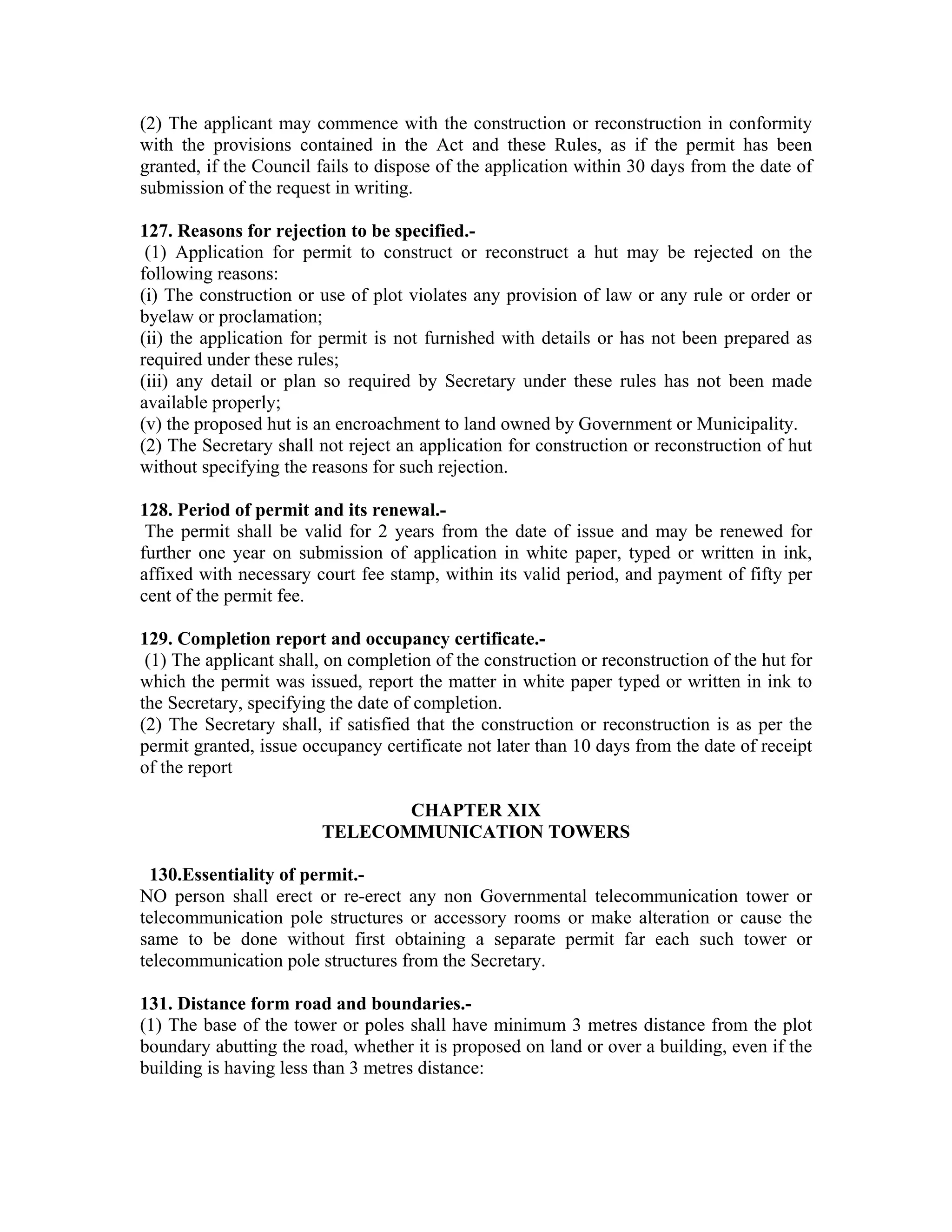 Kmbr rule Kerala Municipality Building Rules KMBR | PDF