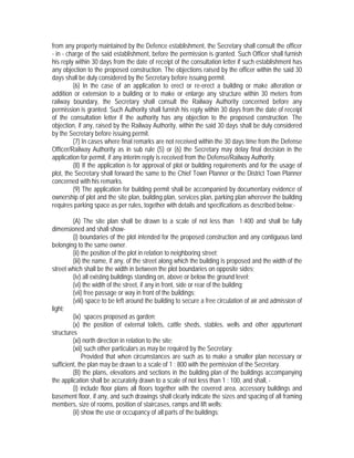 Kmbr rule Kerala Municipality Building Rules KMBR | PDF