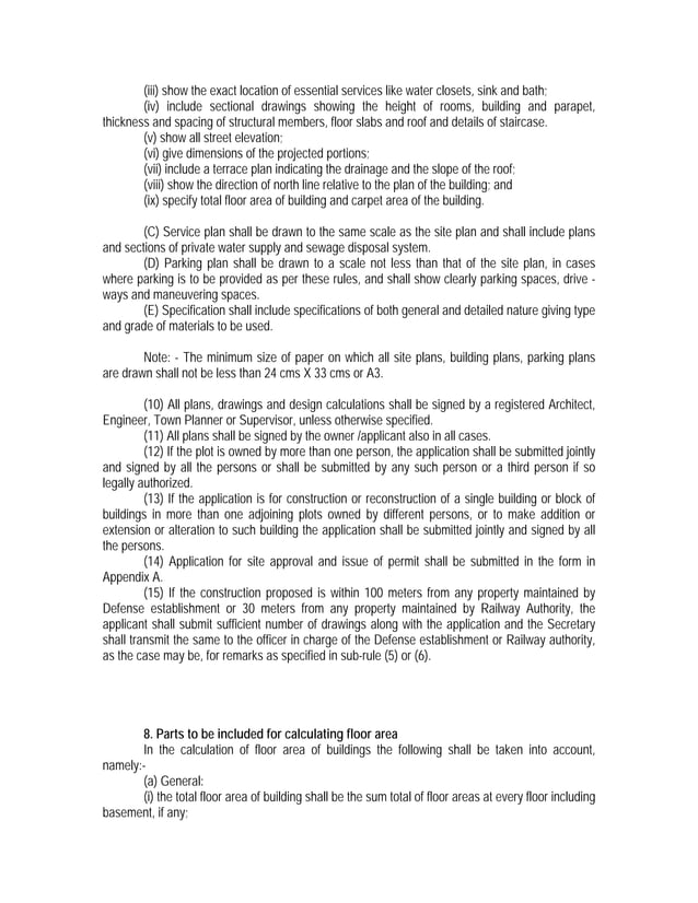 Kmbr rule Kerala Municipality Building Rules KMBR | PDF