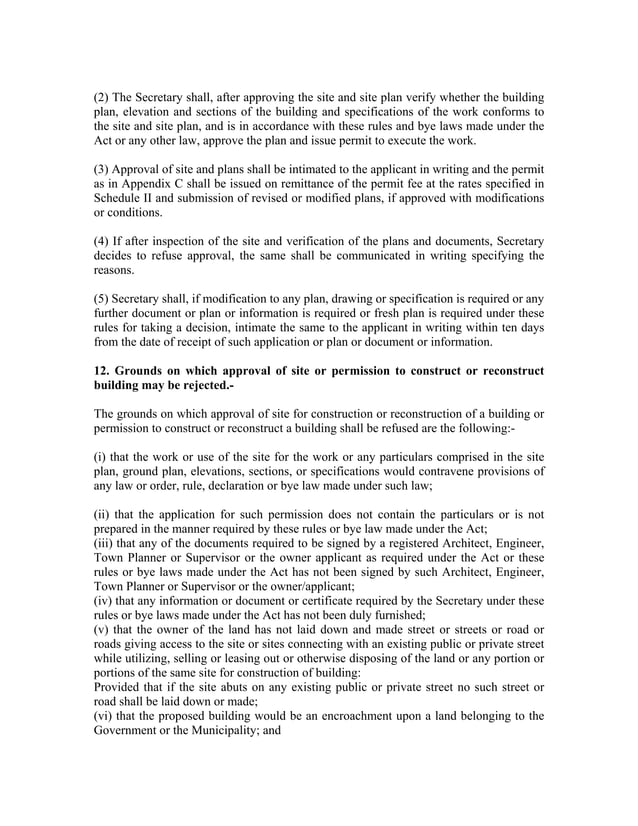 Kmbr rule Kerala Municipality Building Rules KMBR | PDF