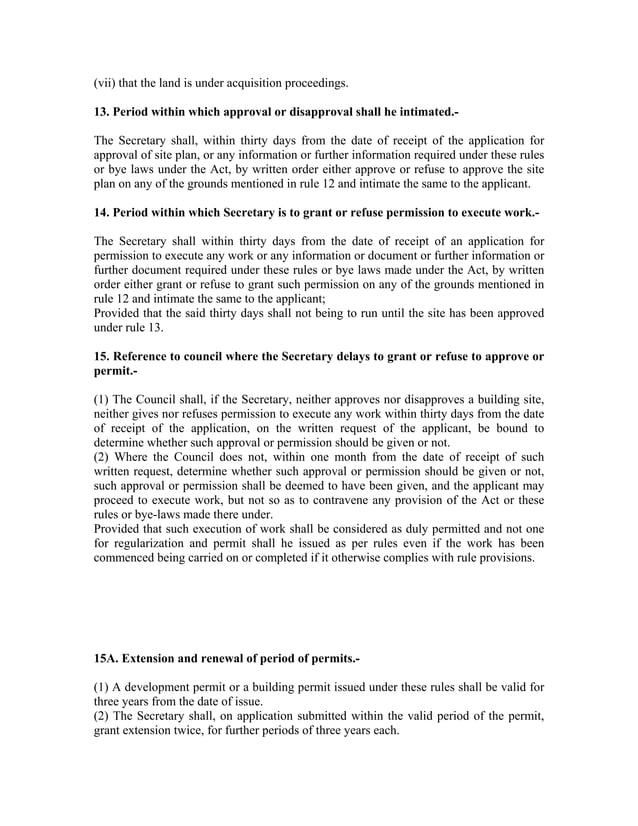 Kmbr rule Kerala Municipality Building Rules KMBR | PDF