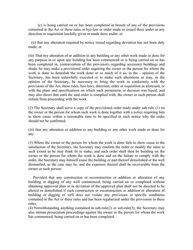 Kmbr rule Kerala Municipality Building Rules KMBR | PDF