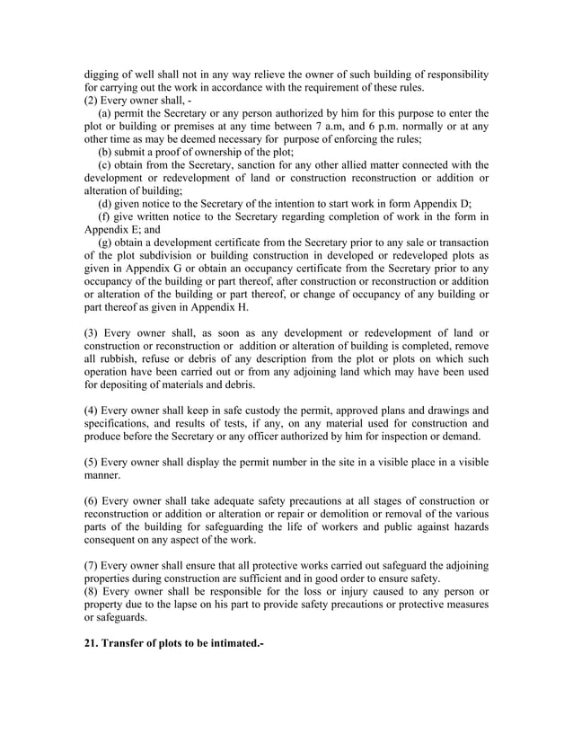 Kmbr rule Kerala Municipality Building Rules KMBR | PDF