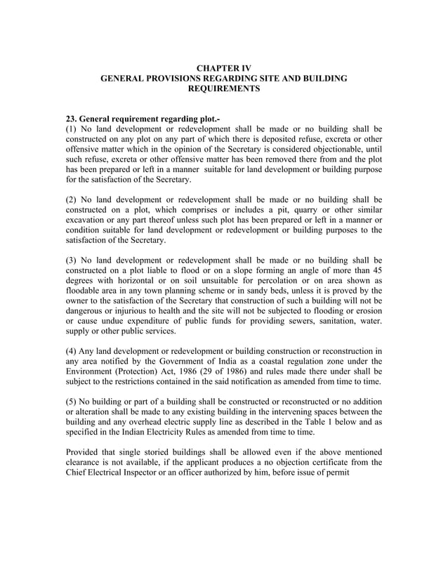 Kmbr rule Kerala Municipality Building Rules KMBR | PDF