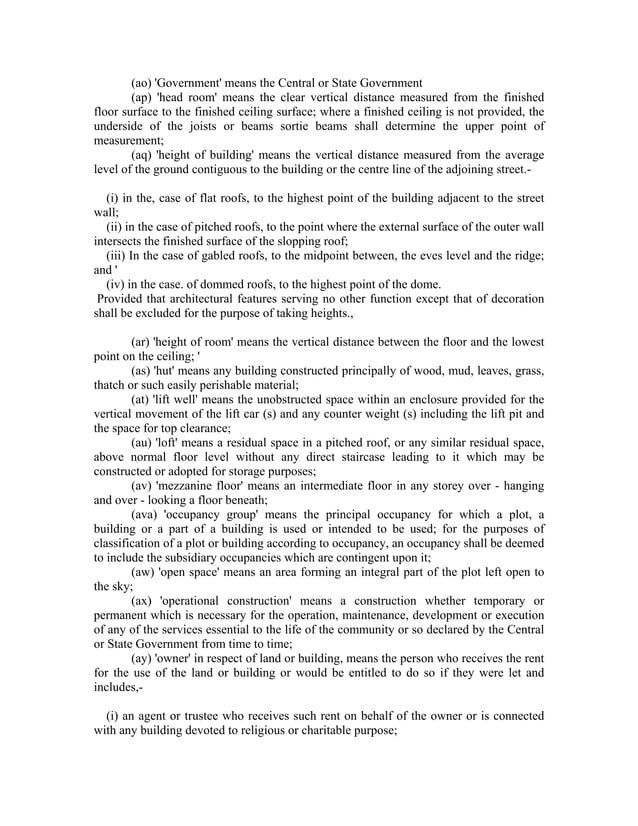 Kmbr rule Kerala Municipality Building Rules KMBR | PDF