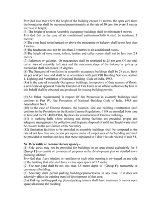 Kmbr rule Kerala Municipality Building Rules KMBR | PDF