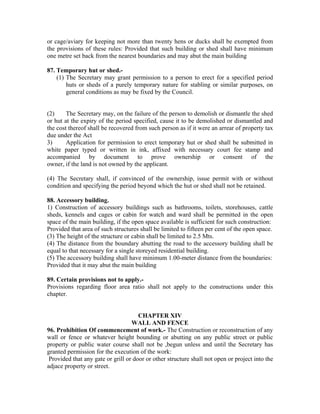 Kmbr rule Kerala Municipality Building Rules KMBR | PDF