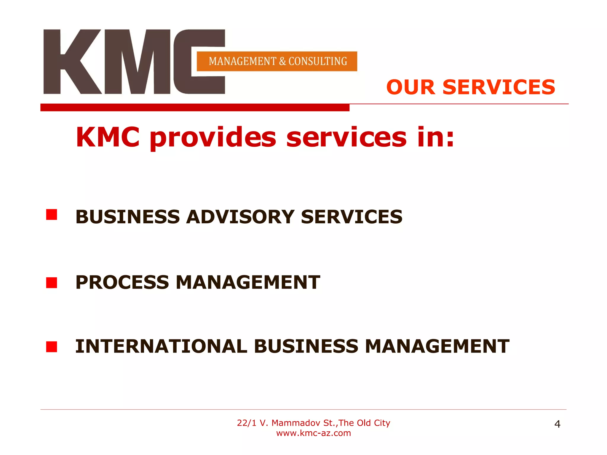 KMC presentation | PPT