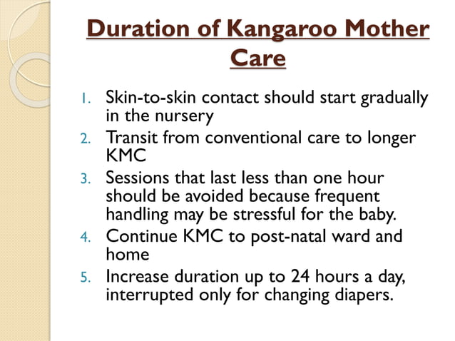 Kangaroo mother care | PDF | Pregnancy | Reproductive Health